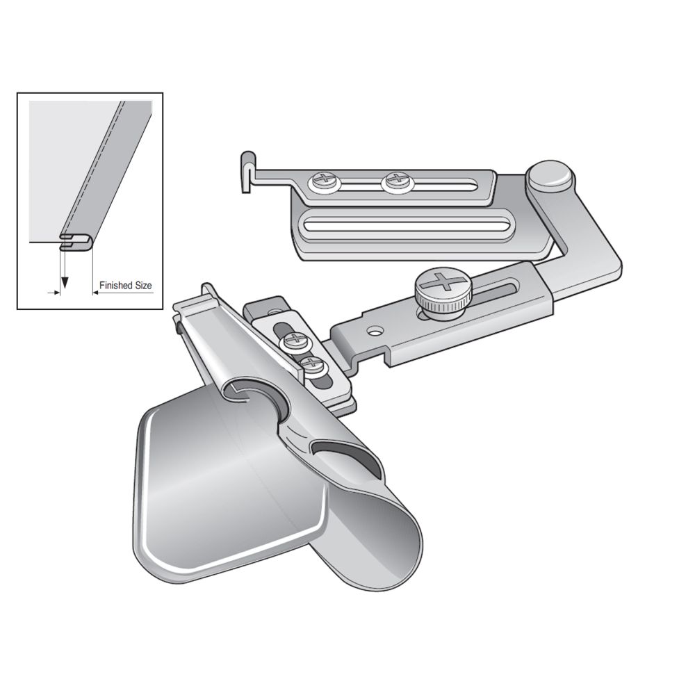 A5BSX70-24MM STRAIGHT FOLDER SUISEI | College Sewing Machine Parts Ltd